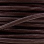 Dark Brown | Fabric Lighting Cable | Coloured Cord | Round | 3 Core ...