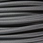 Grey | Fabric Lighting Cable | Coloured Flex | Round | 3 Core - Liight