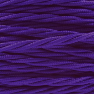 Purple | Fabric Lighting Cable | 3 Core | Twist - Liight